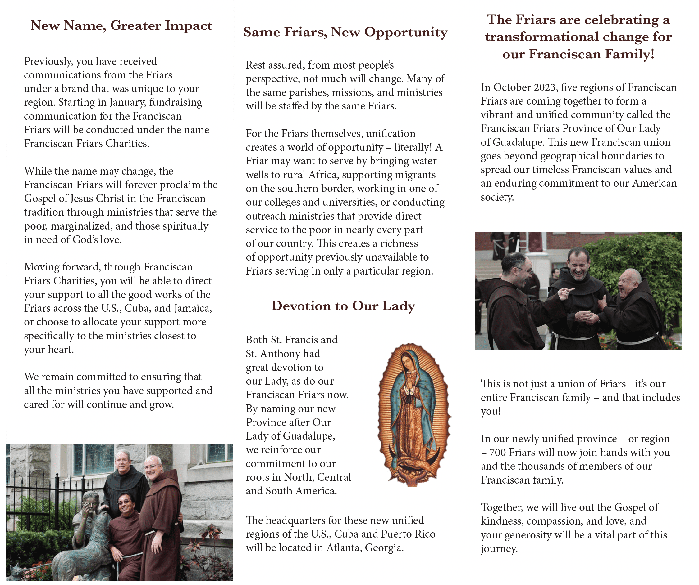 Francsican Friars Charities